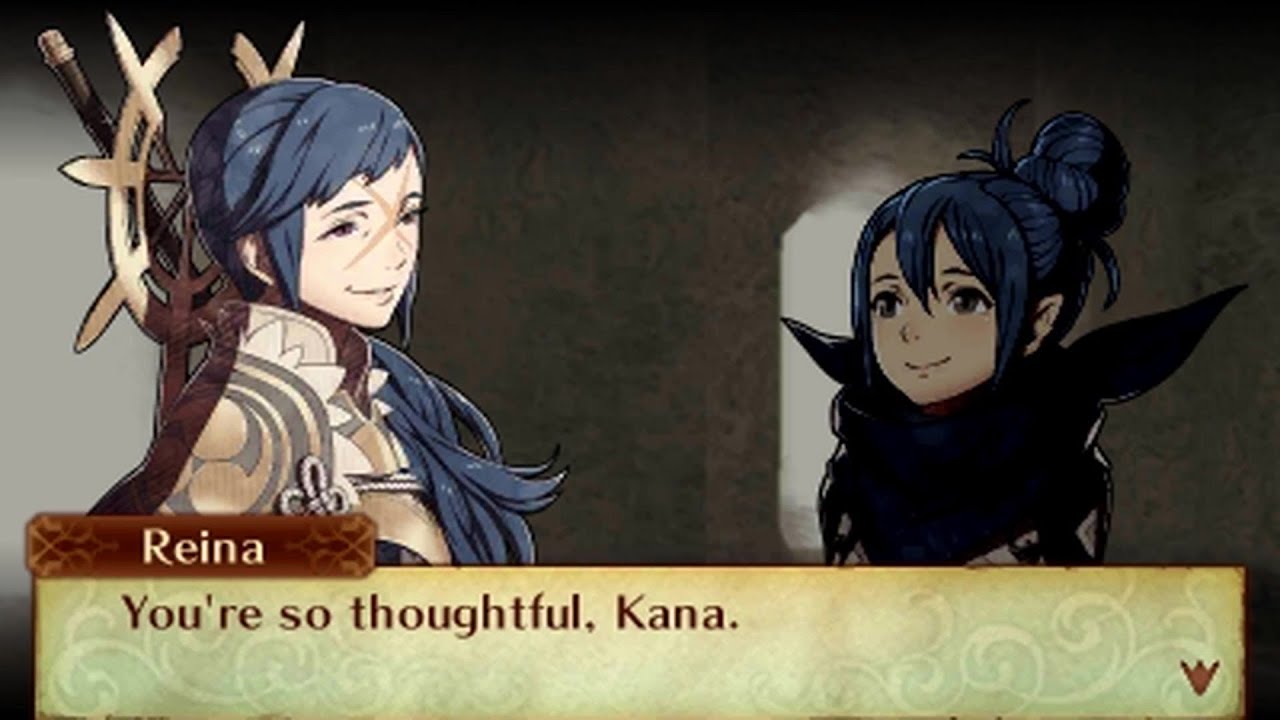 Fire Emblem Fates: Birthright - Reina & Kana (Female) Support ...