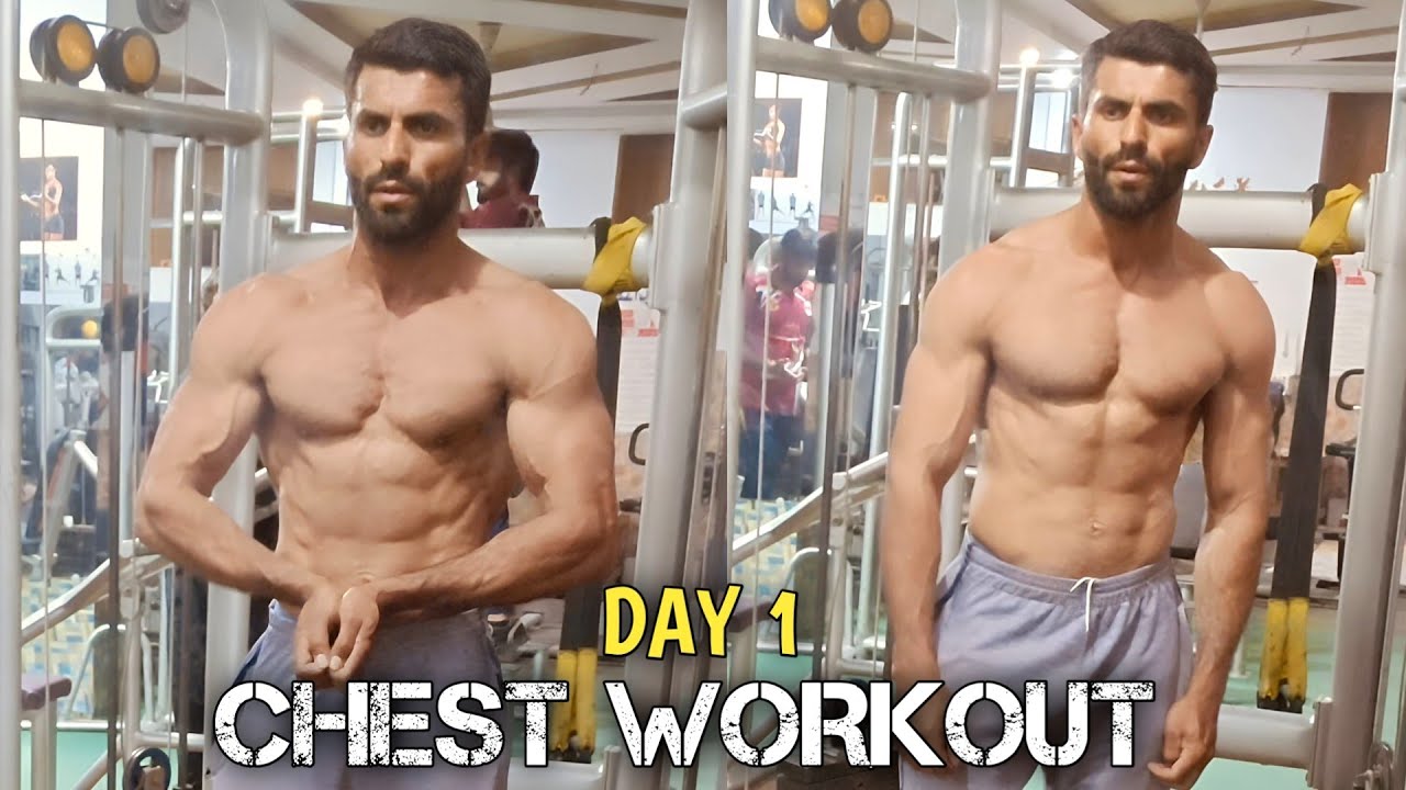 Chest Workout | 30 Days Chellange Day 1 | Wasif Fitness Club - YouTube