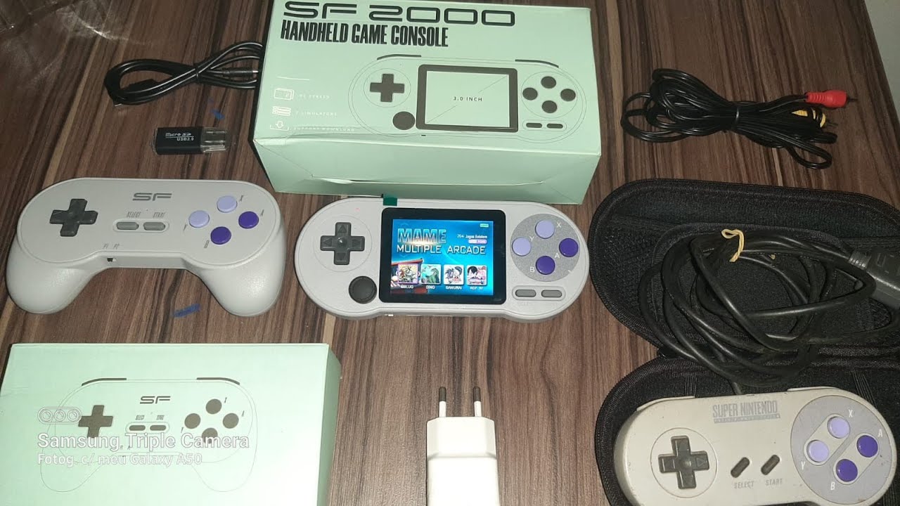 SF 2000 Handheld Game Console Emulator. - YouTube