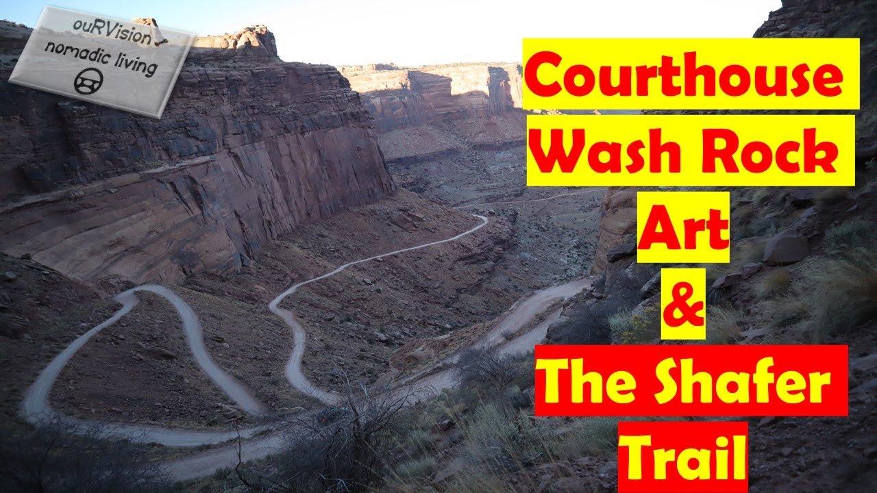 Courthouse Wash Petroglyph Panel & Shafer Trail #ouRVisionnomadicliving ...