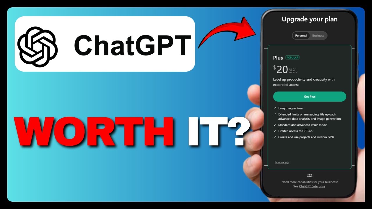 CHATGPT PRICING PLANS – IS CHATGPT PREMIUM WORTH IT IN 2025? - YouTube