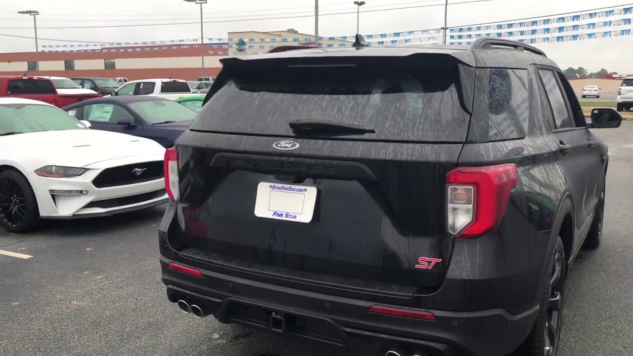 2020 Explorer St Triple Black #fordtrucks - YouTube