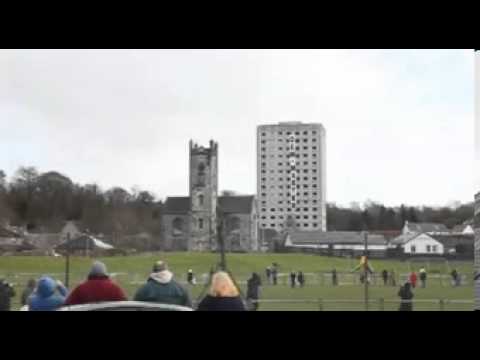 Controlled explosion demolishes of Fife TOWER Block - YouTube