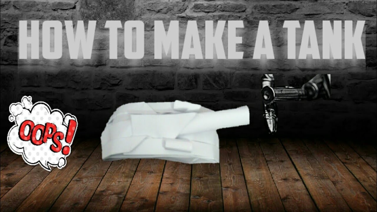 How to make make tank that shoot paper bullets - YouTube