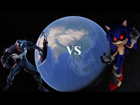 Found SONIC.EXE vs VENOM on Google Earth