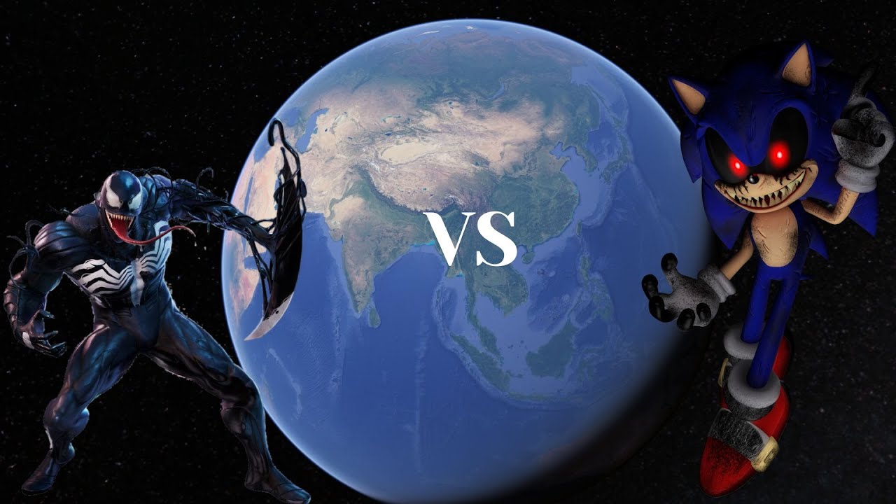 Found SONIC.EXE vs VENOM on Google Earth - YouTube