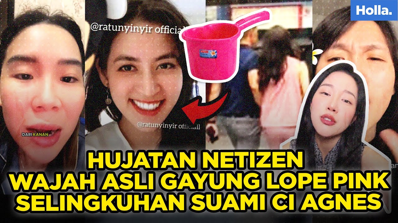 HUJATAN NETIZEN WAJAH ASLI ANI-ANI GAYUNG LOPE PINK SELINGKUHAN SUAMI ...
