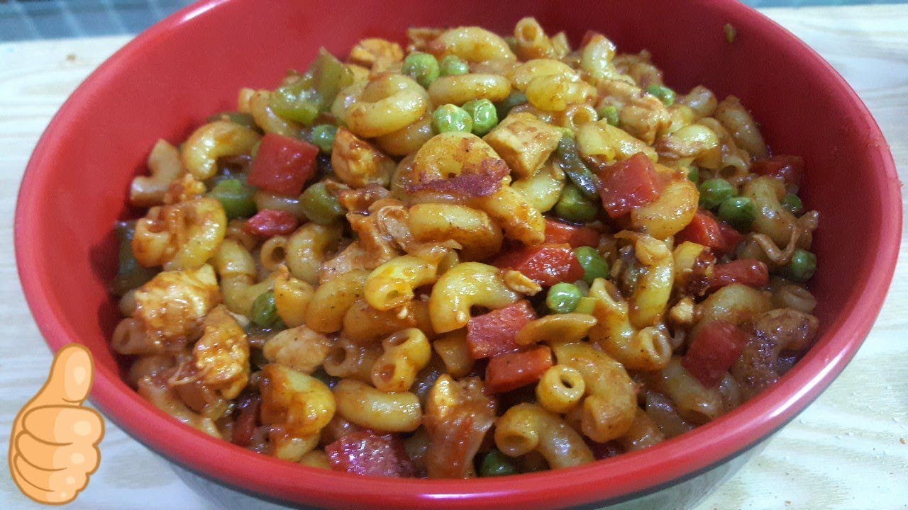 Homemade Chicken Macaroni Recipe By Cooking With Kawish - YouTube