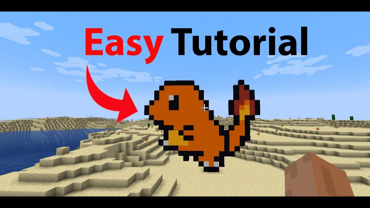 Minecraft simple tutorial charmander - YouTube