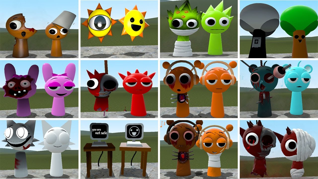 NORMAL VS HORROR NIGHTMARE Sprunki In Garry's Mod - YouTube