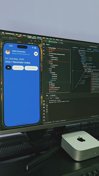 Day 3 Flutter UI Challenge - Remainder UI #flutter - YouTube