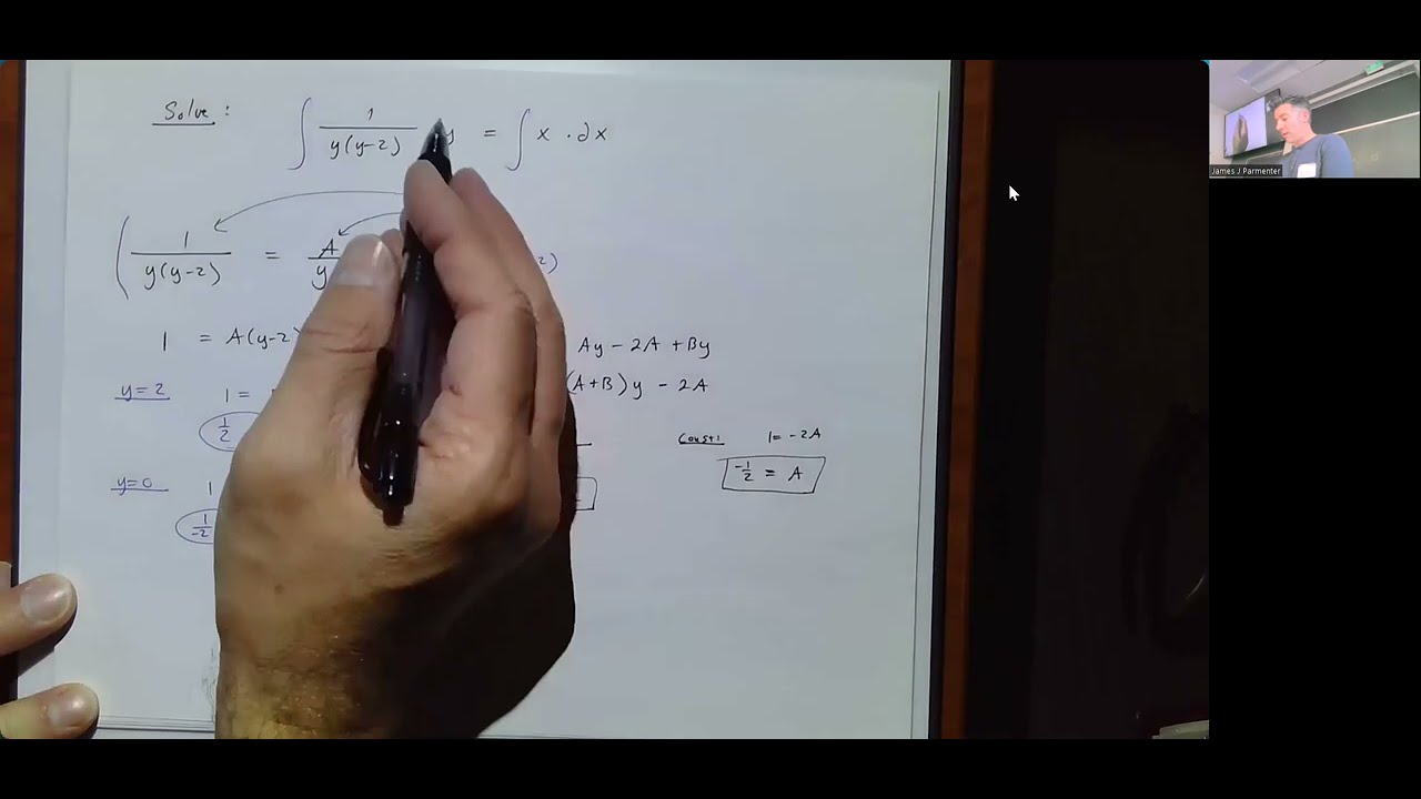Co-17B 11-1-23: Separable DiffEq's & First Order Linear DiffEq's - YouTube