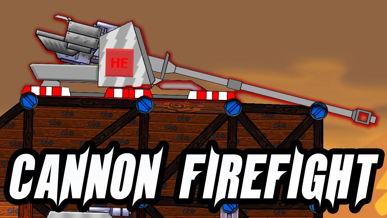 Battle Tree Of Tons Of Cannons - Forts Multiplayer Gameplay - YouTube