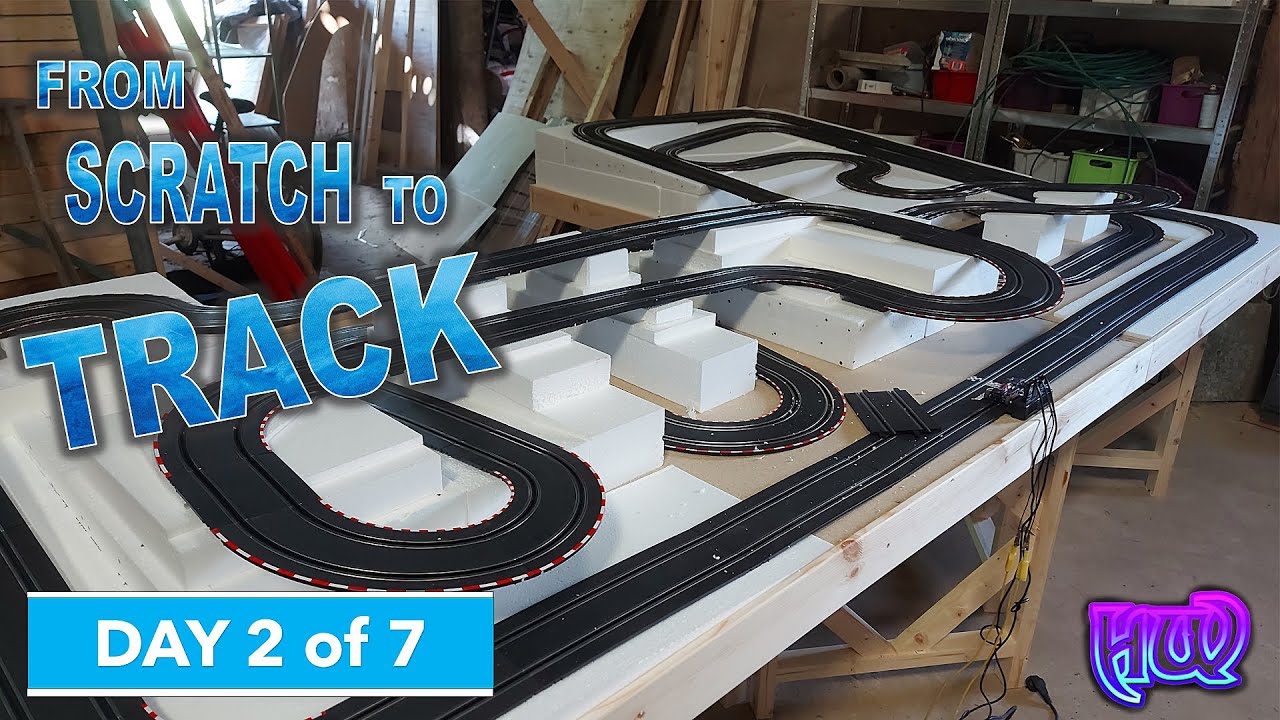 From Scratch to Track 7 Day Slot Car Build - Day 2 - YouTube