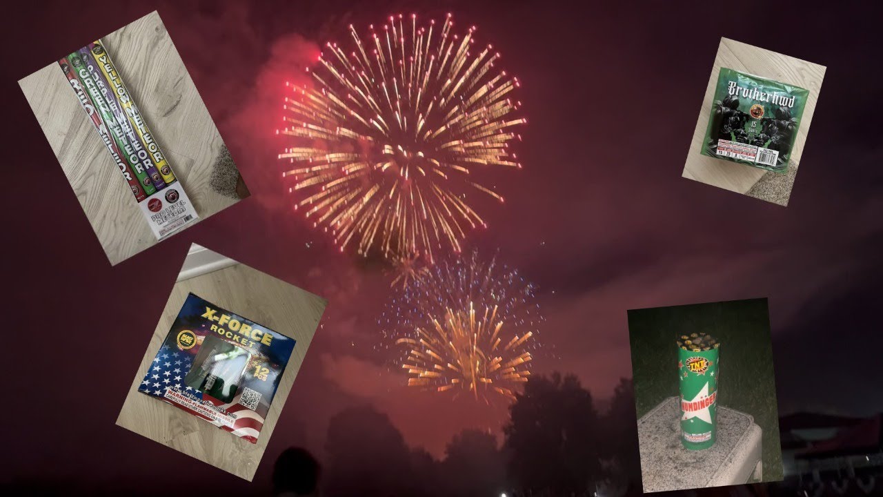 4th of July Backyard Firework Show! - YouTube