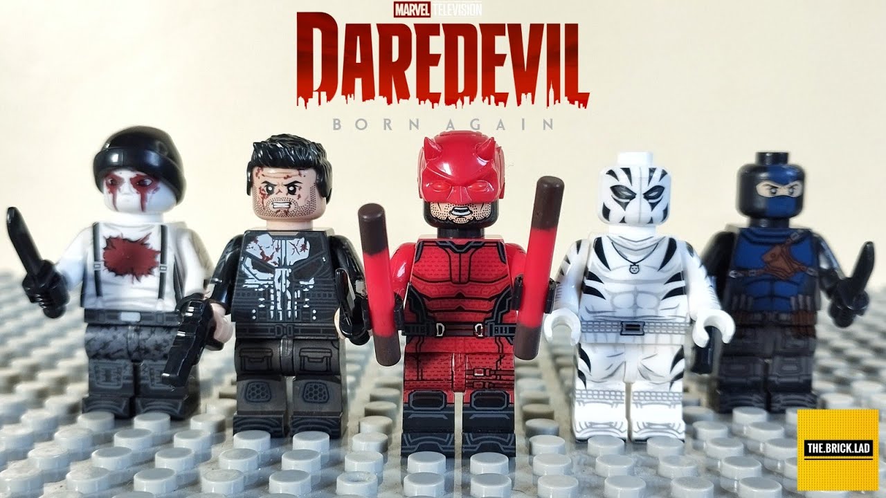 LEGO Daredevil: Born Again G0142 Set Bootleg #lego #daredevil #bullseye ...