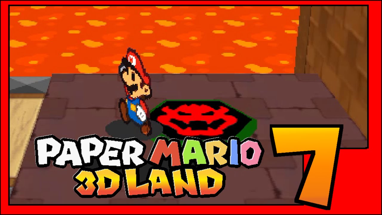 Let's Play Paper Mario 3D Land Part 7 : Vor Finale - YouTube