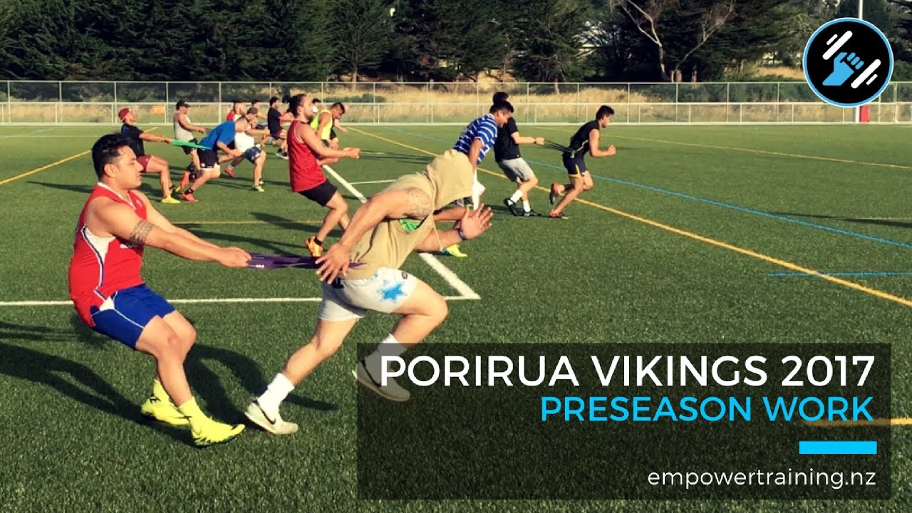 Porirua Vikings Rugby League 2017 - Preseason Work - YouTube