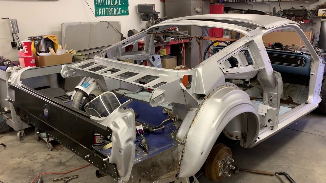 1966 Mustang fastback conversion - YouTube