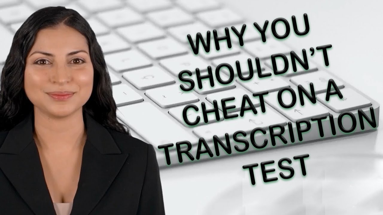 Why you shouldn't cheat- Transcription 101 - YouTube