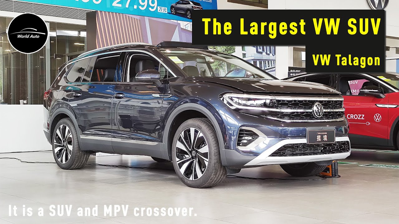 VW Talagon Walkaround Exterior and Interior, the Largest VW SUV - YouTube