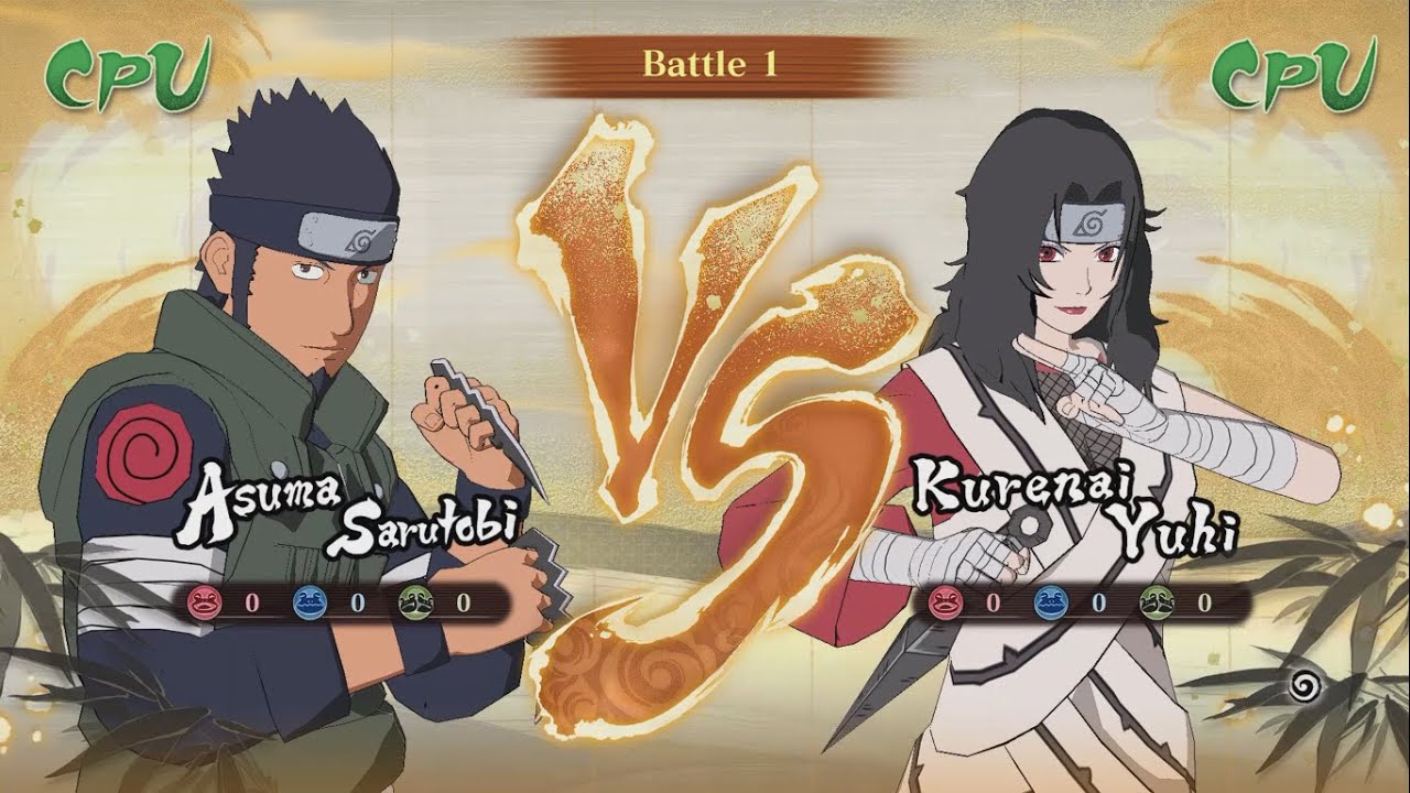 Asuma Sarutobi Vs Kurenai Yuhi - NARUTO X BORUTO Ultimate Ninja STORM ...