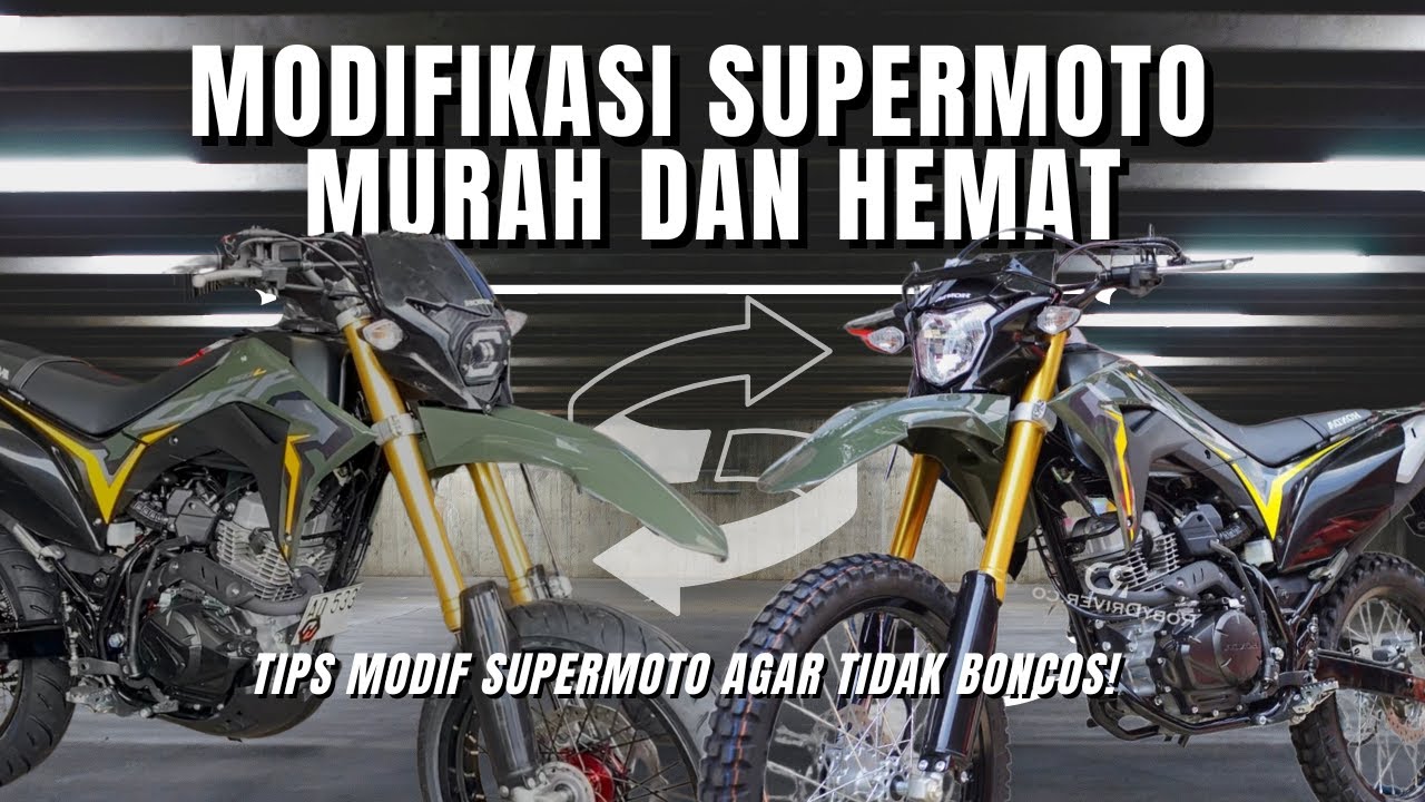 HONDA CRF 150 L KELUAR DEALER LANGSUNG MODIFIKASI SUPERMOTO VERSI ...