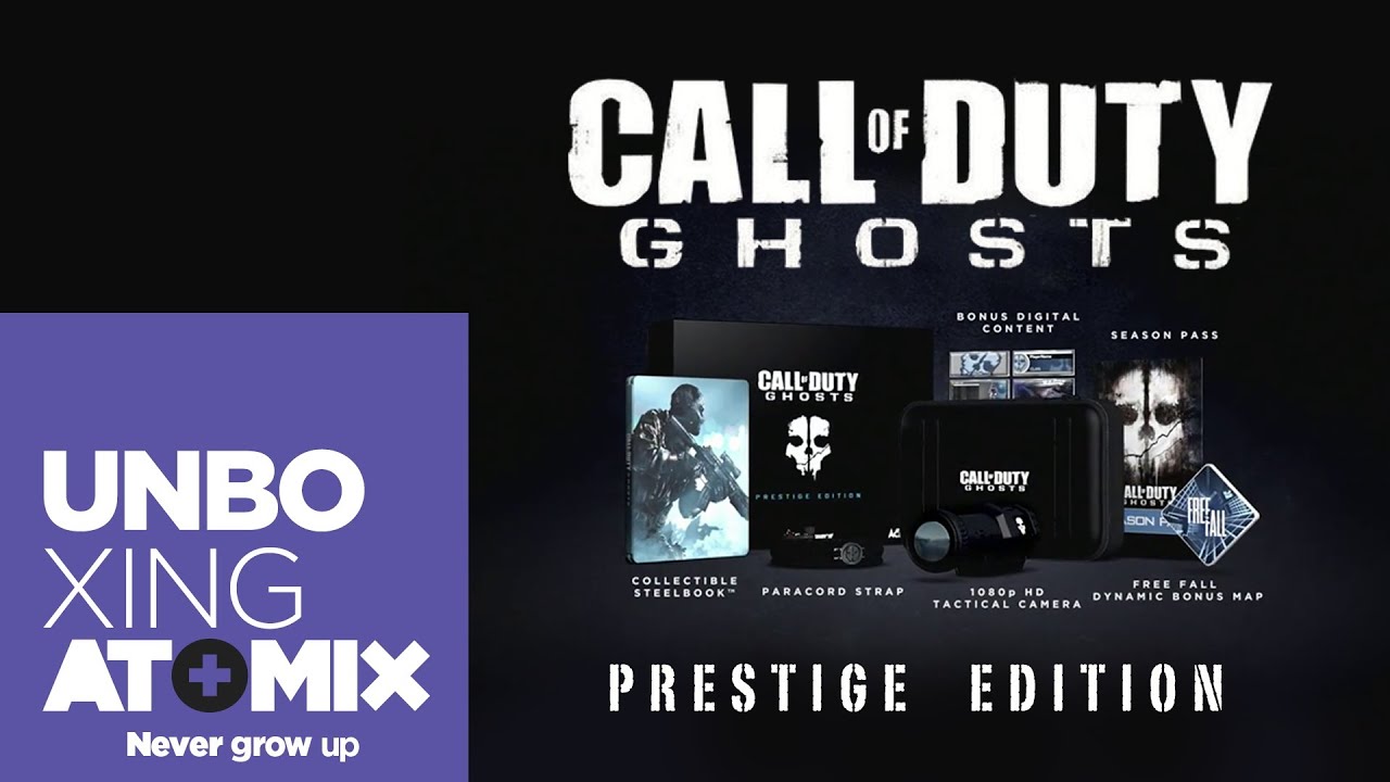UNBOXING - CALL OF DUTY GHOSTS: PRESTIGE EDITION - YouTube