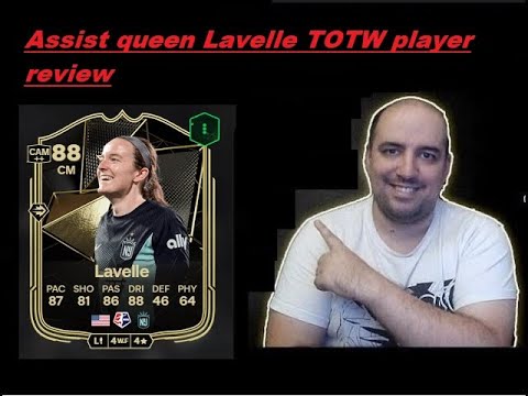 Player review Lavelle The American assist queen - YouTube