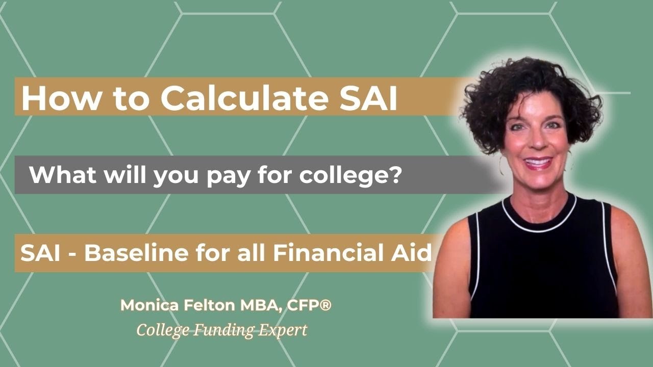 FAFSA - How to Calculate SAI - Get the Facts NOW!! - YouTube