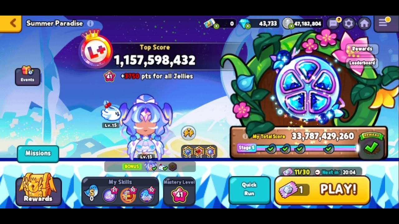 The Paradise Test: Summer Paradise L+ (Cookie Run: OvenBreak) - YouTube