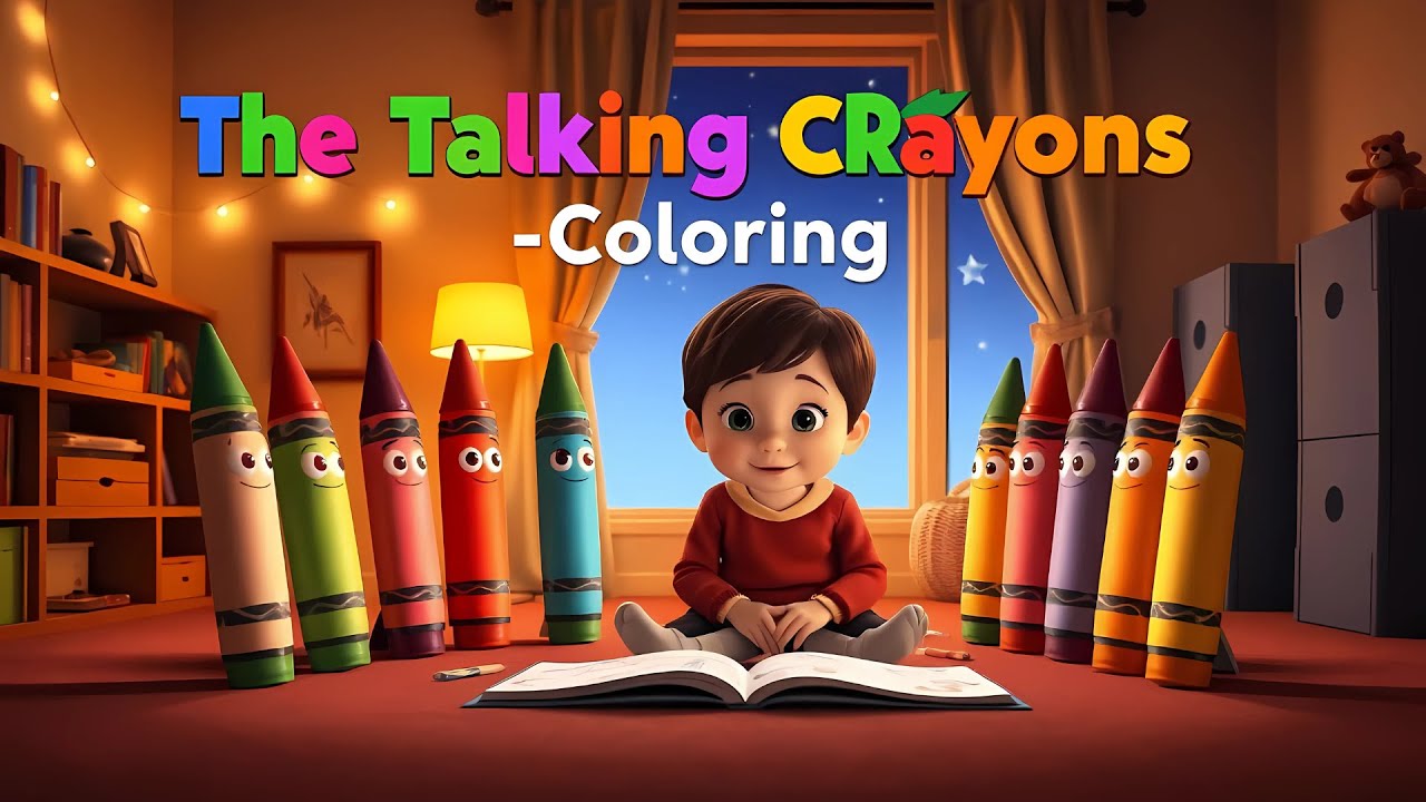 The Talking Crayons - Coloring Adventure 🎨 | Fun and Creative Learning ...