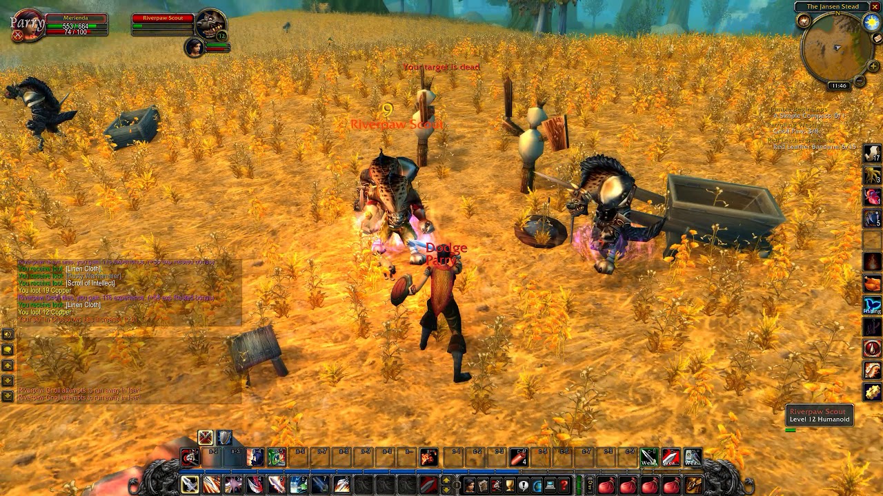 World Of Warcraft Classic part 19 Westfall - YouTube