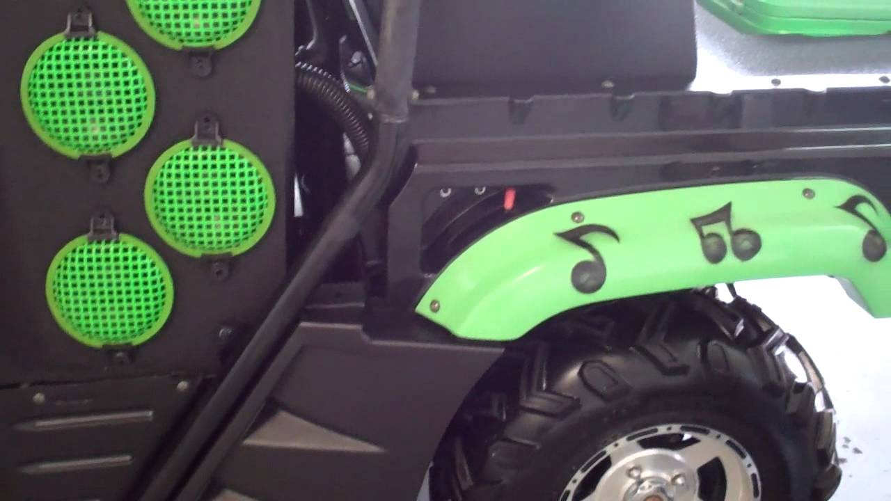 Worlds loudest ATV playing music - DEAFENING highs - YouTube