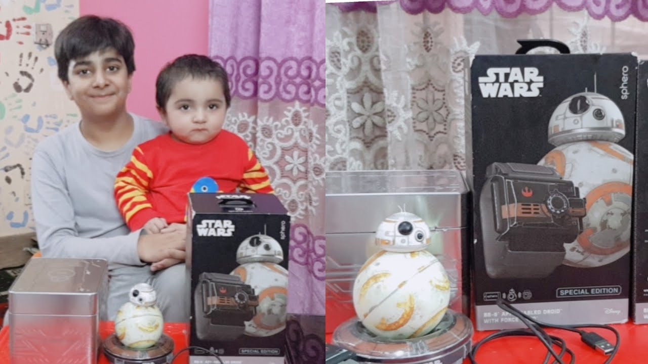 unboxing and reviewing bb8 droid with force band. - YouTube