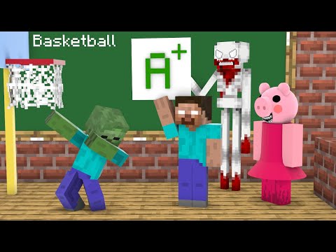 Piggy and SCP-096 Became Classmate - Minecraft SFM Animation