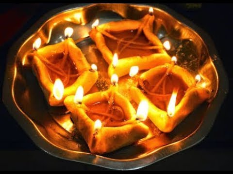 How To Make Diya With Flour ( Aata ) at Home || Atta Diya for Sindhi ...