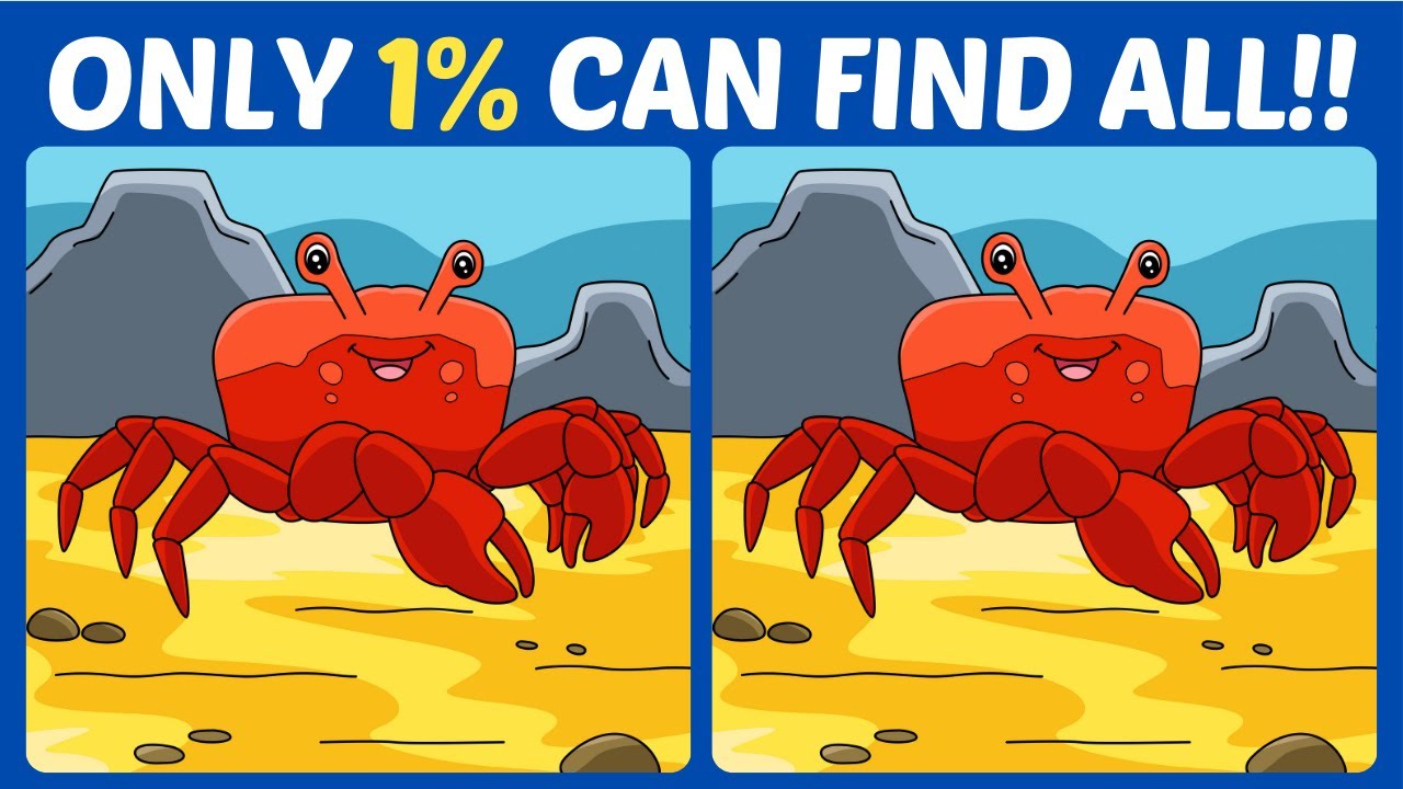 【Spot the difference】🚀 Perfect for Brain Training!! Can You Find All ...