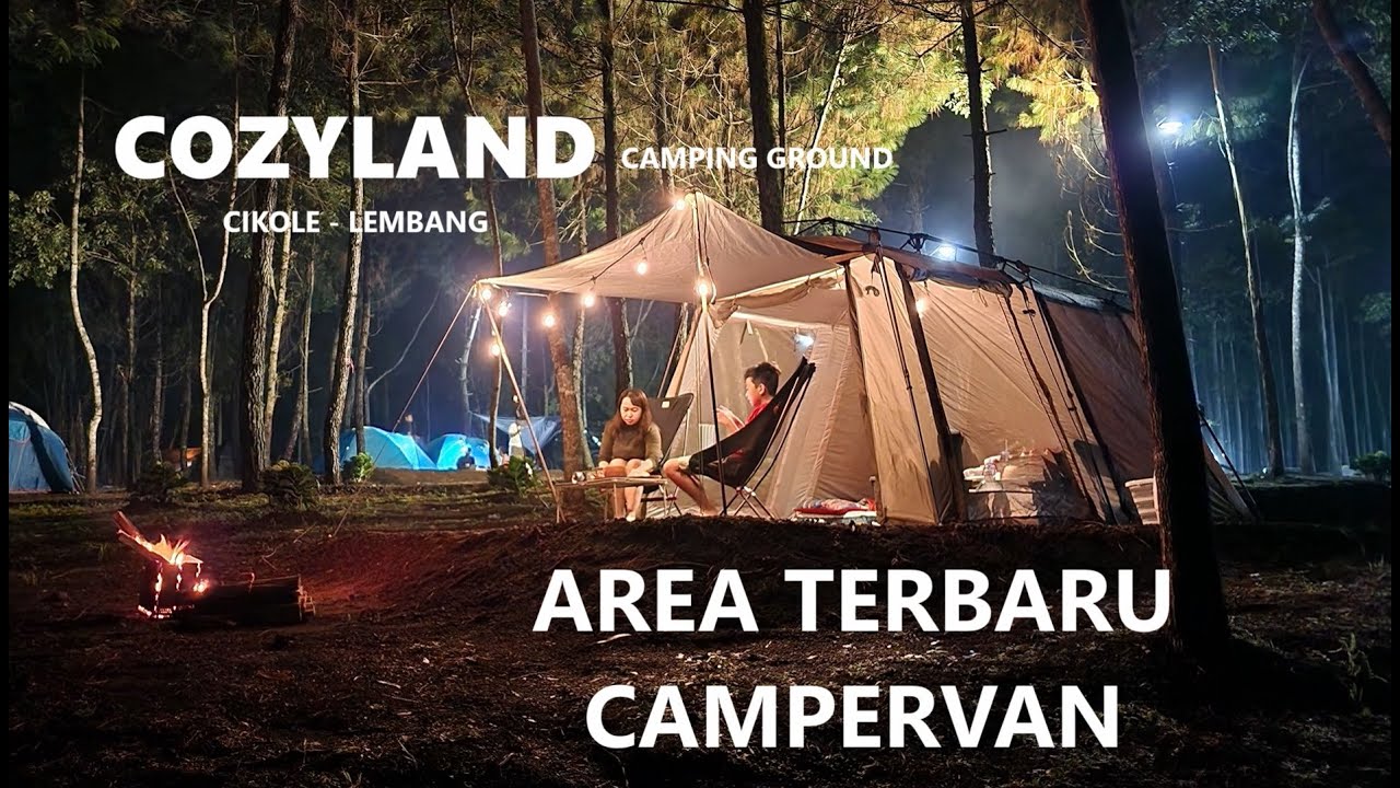 Camping di CozyLand Camping Ground, Cikole - Lembang, Bandung - YouTube