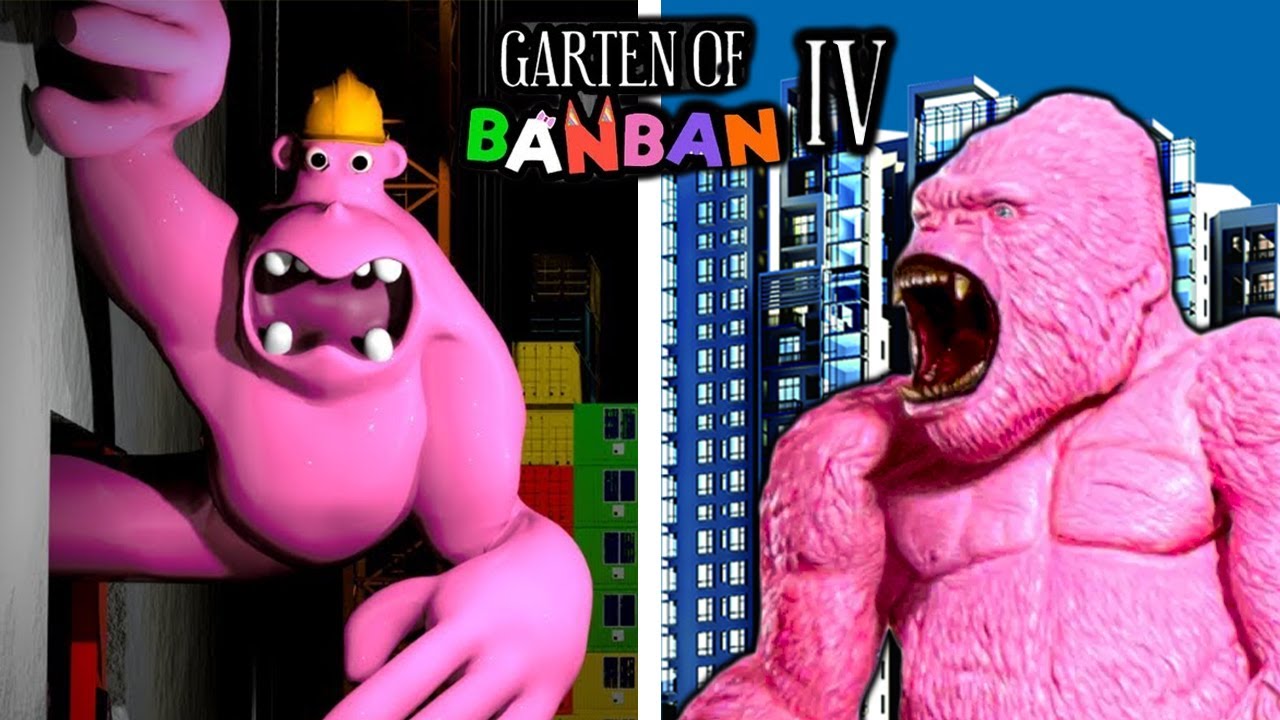 💗 Hunky Jake 💗 O Gorila de Garten of Banban 4 - YouTube
