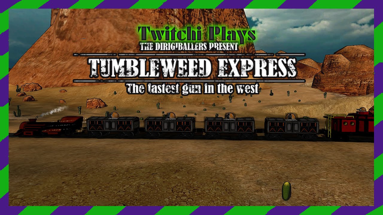 Tumbleweed express - Bandit shooting steam trains - YouTube