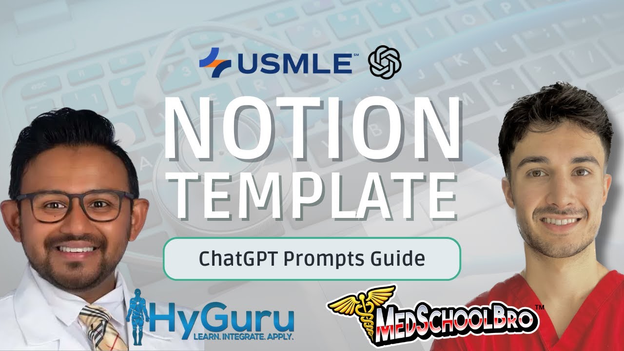 How to use ChatGPT to study for the USMLE | HyGuru x MedSchoolBro - YouTube
