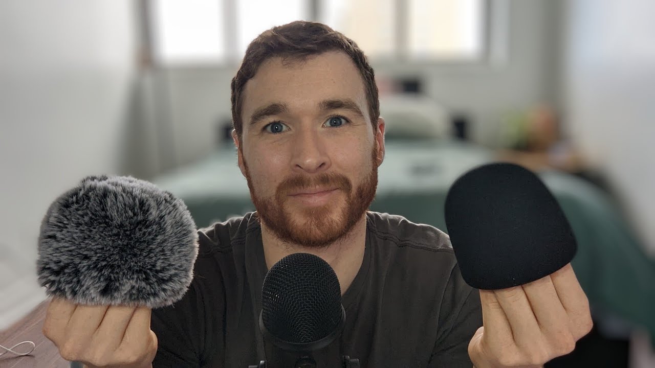 ASMR - mic cover test, is there a difference between mic covers? - YouTube