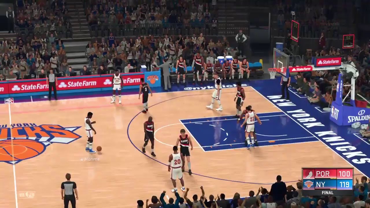 All-Time BLAZERS @ All-Time KNICKS - YouTube