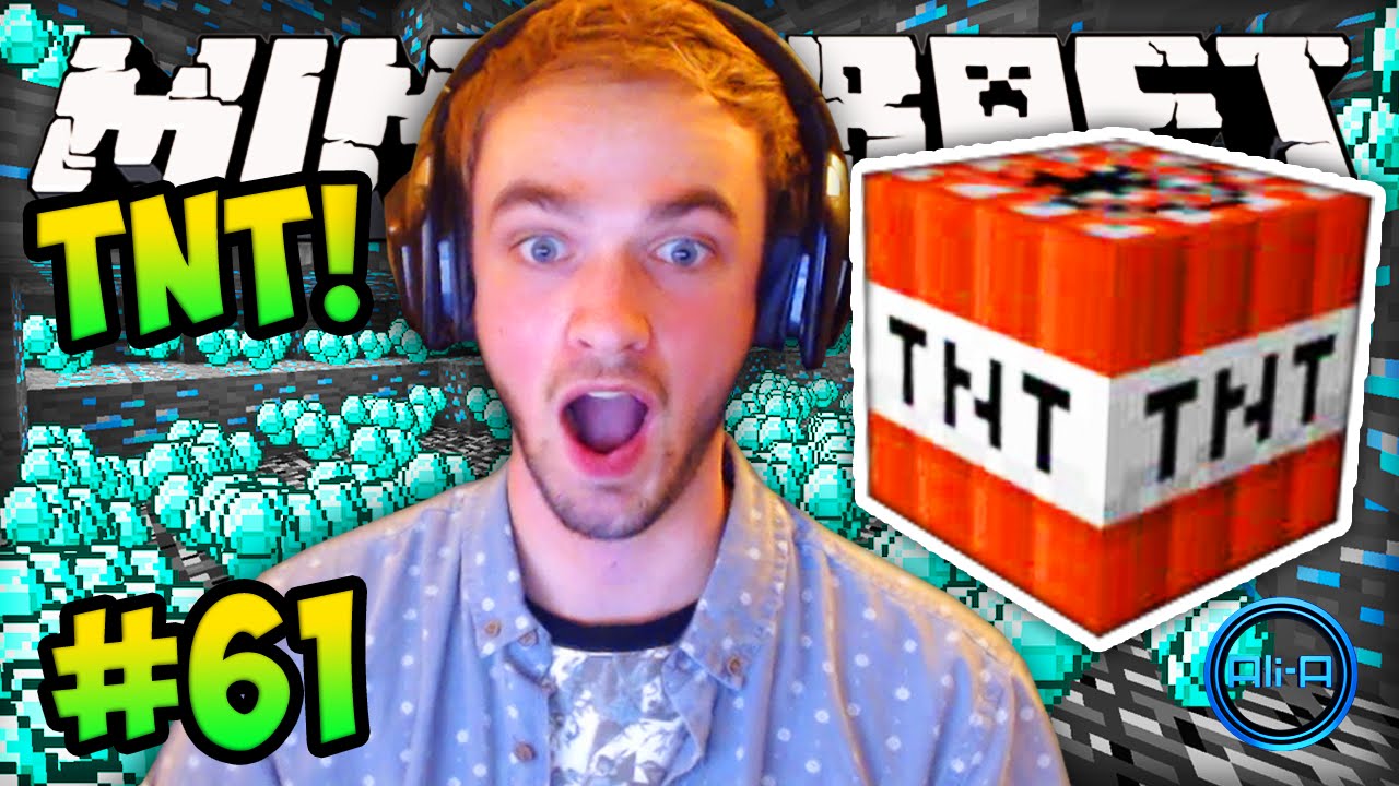 MINECRAFT (How To Minecraft) - "DIAMOND TNT CHALLENGE!" - w/ Ali-A #61 ...