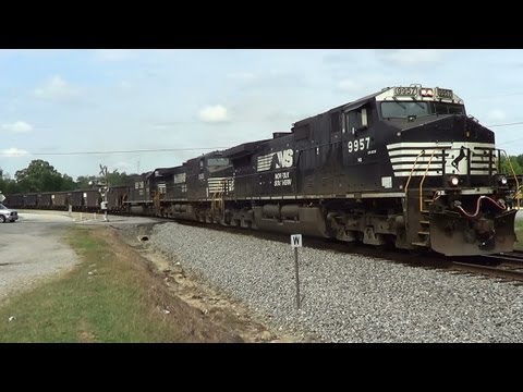 The Beast Train NS 334 Jackson GA 9 18 2013 - YouTube