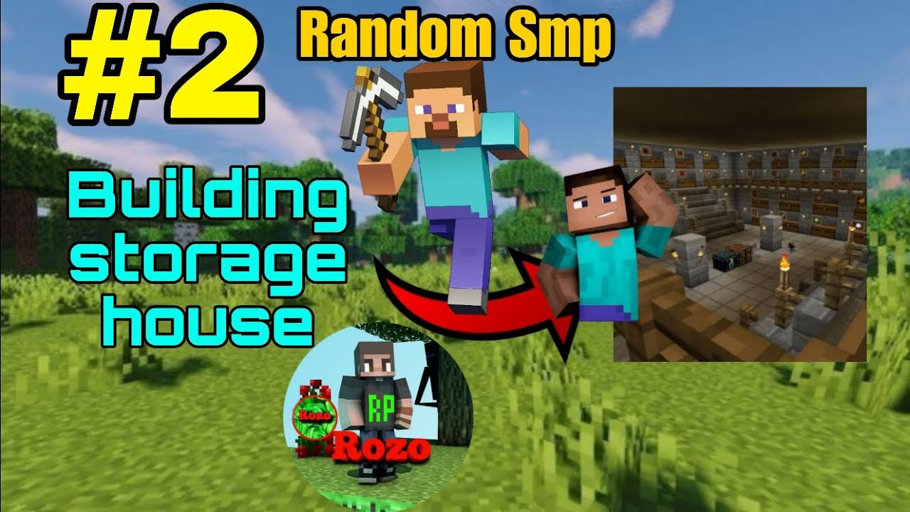 Building underground storage room in random smp 🤯 | Part 2 | Minecraft ...