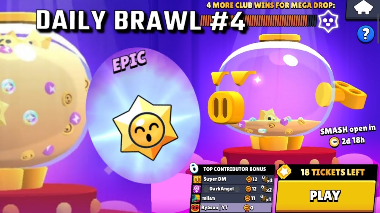 DAILY BRAWL #4 *MEGA PIG STARTS 🔥, BRAWLIDAYS GIFT🤯🤯, MICO NEW BRAWLER ...
