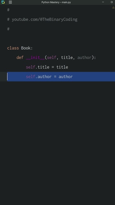 Python Classes in 40 Seconds! - YouTube