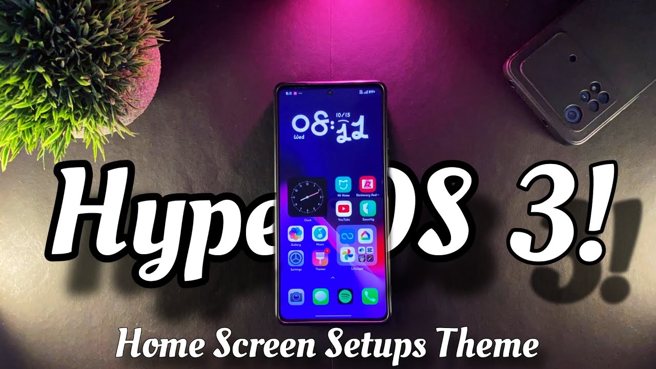 HyperOS 3 Home & Lock Screen Setup Theme ! #hyperos - YouTube